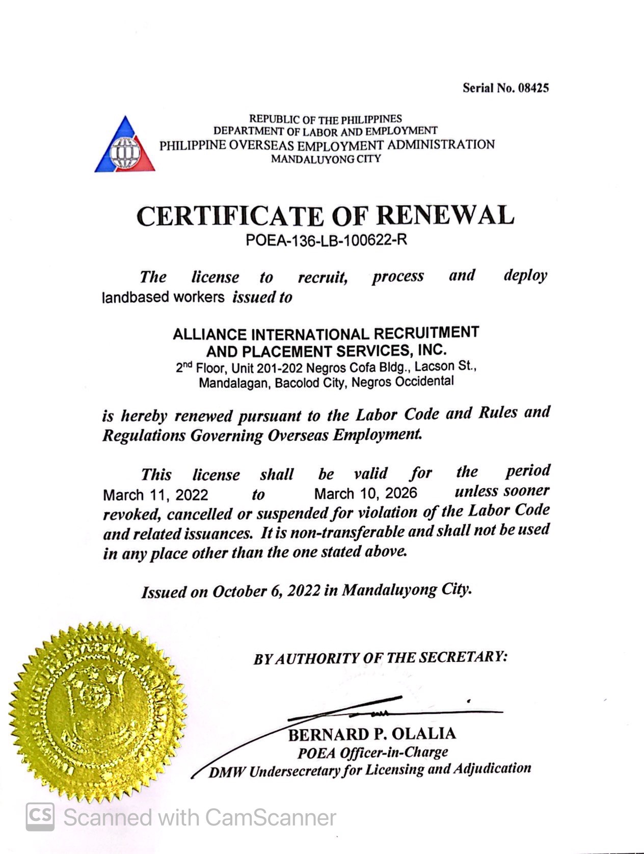 Apply For Work – Alliance International Recruitment and Placement ...